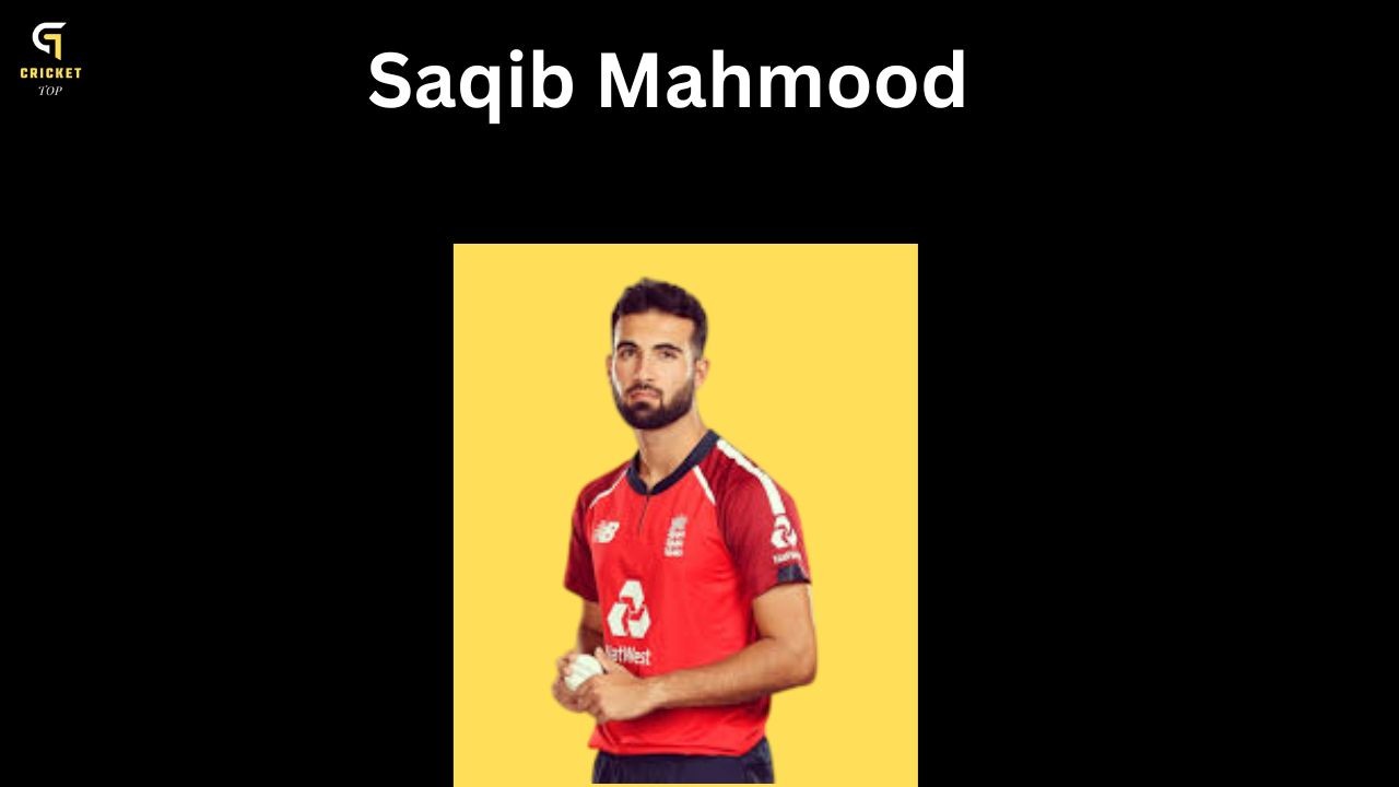 Saqib Mahmood A Right Arm Fast Medium Bowler From England