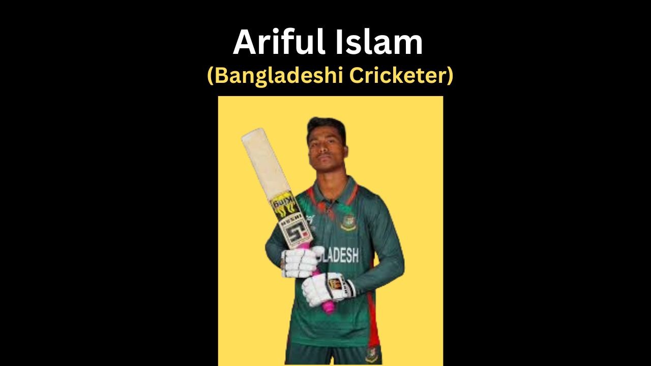 Ariful Islam Bangladeshi Cricketer