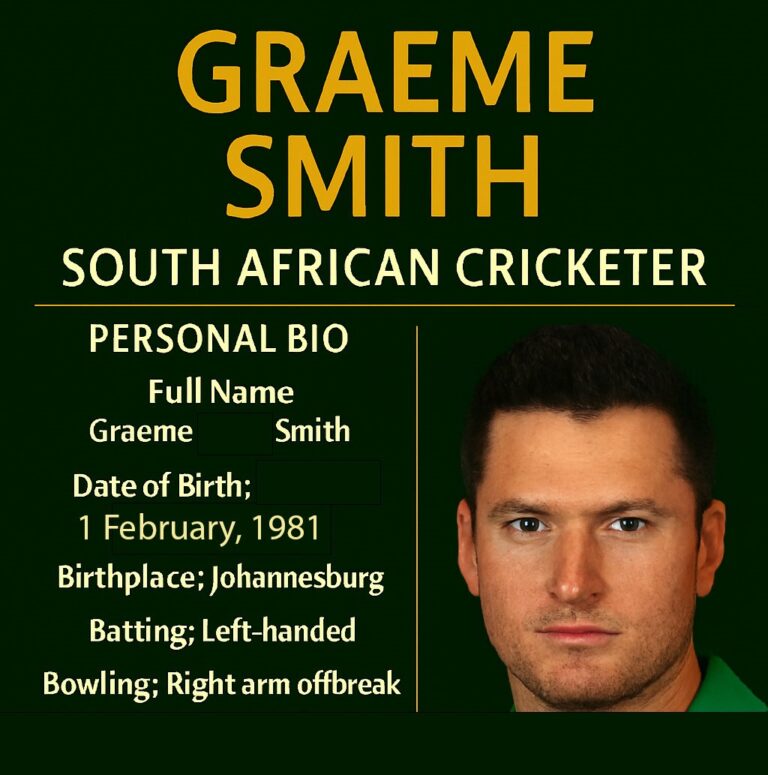 Graeme Smith: South Africa’s Towering Test Captain
