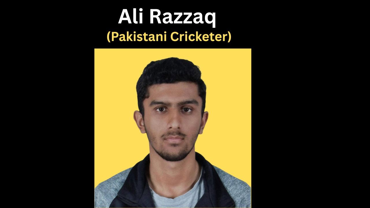 Ali Razzaq – Emerging Pakistan Cricketer & Son of Abdul Razzaq